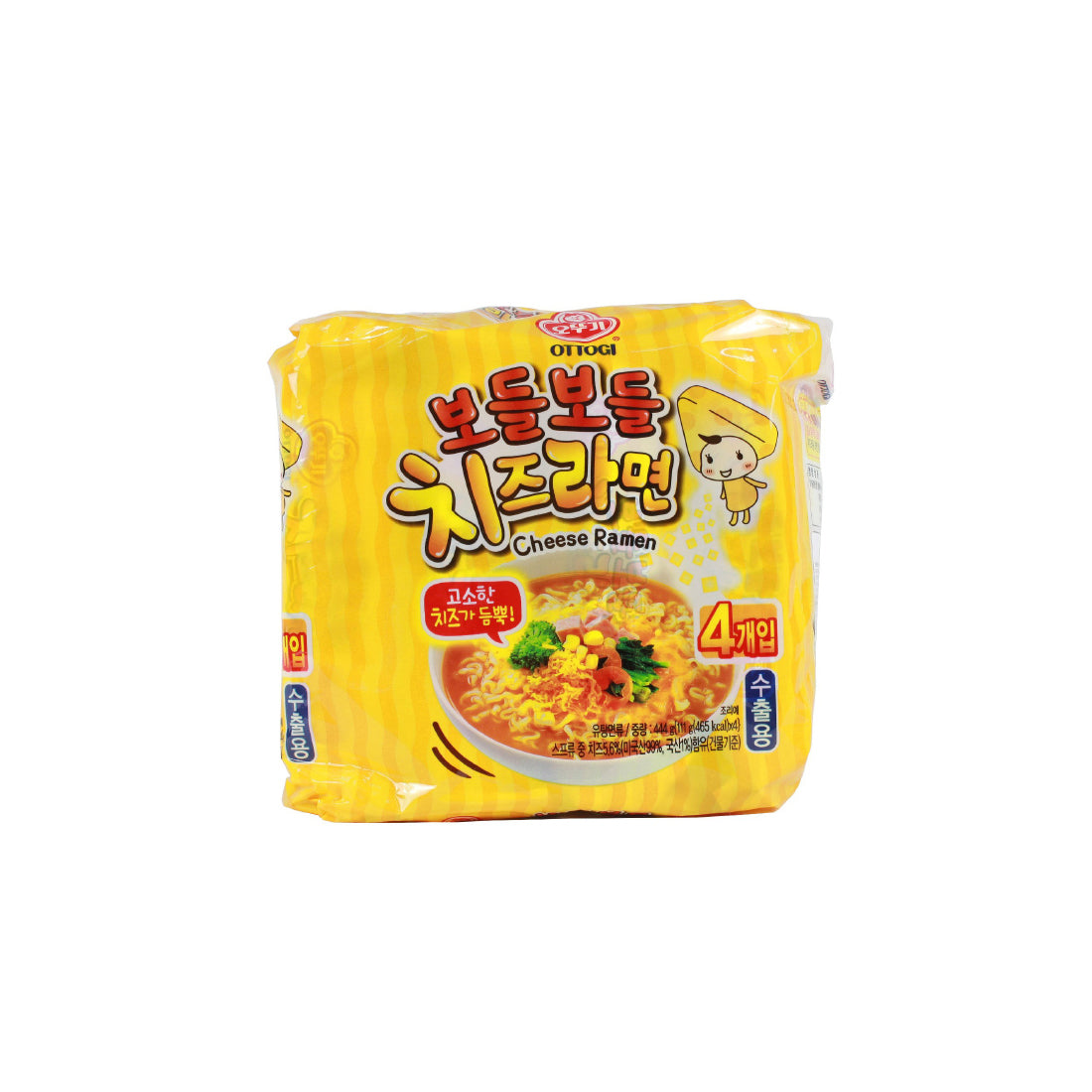 Cheese Ramyun(M) 8/4/111g 보들보들 치즈라면 멀티 – PANASIAFOOD WHOLESALE